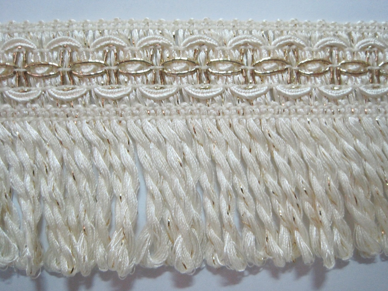5 Yards Cream Bullion Fringe Bullion Trim Twisted Rope - Etsy
