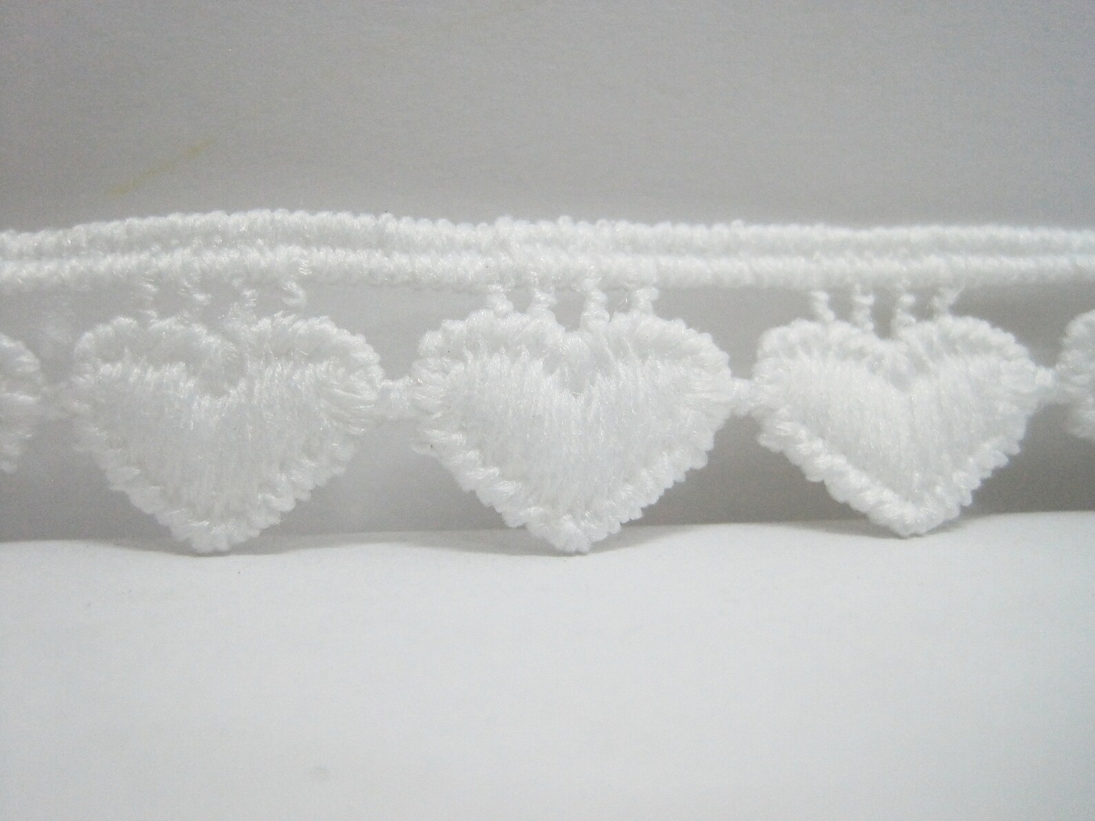 5 Yards Off-white Heart Lace Trim, White Trim, Cotton Trim, Trim Lot ...