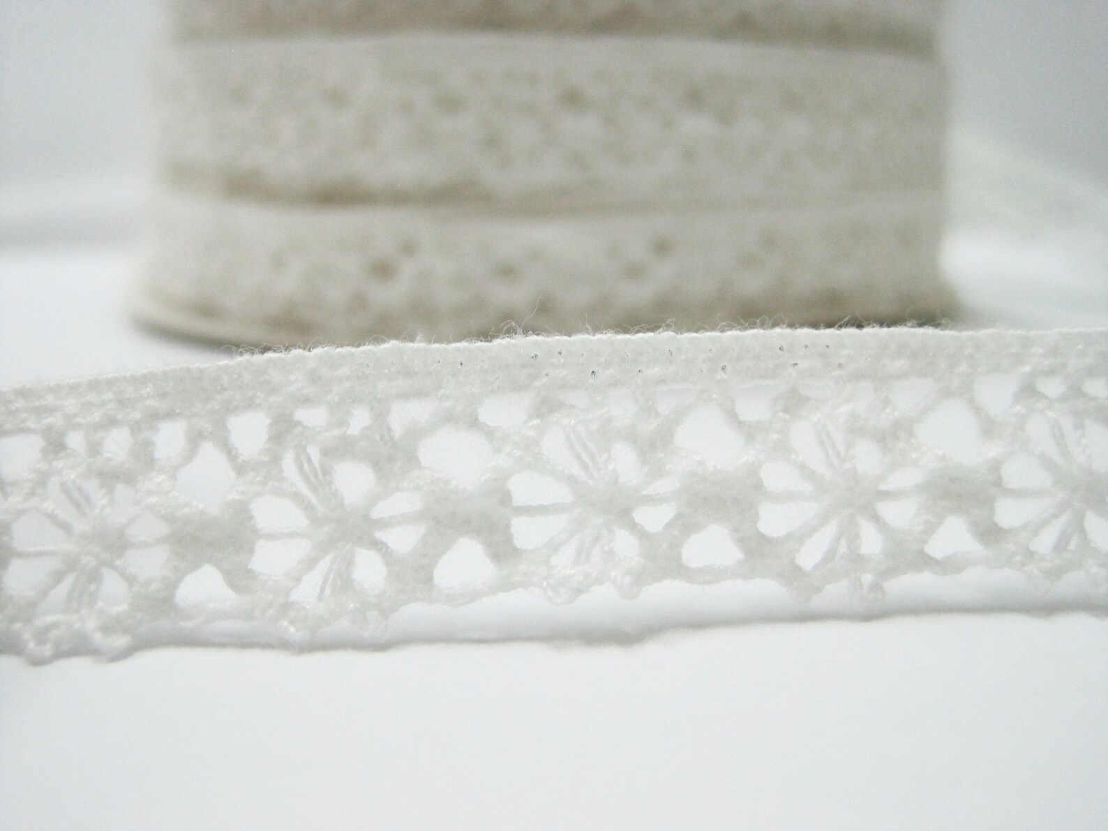 5 Yards 9/16 White Crochet Lace Trims Lace Trim - Etsy