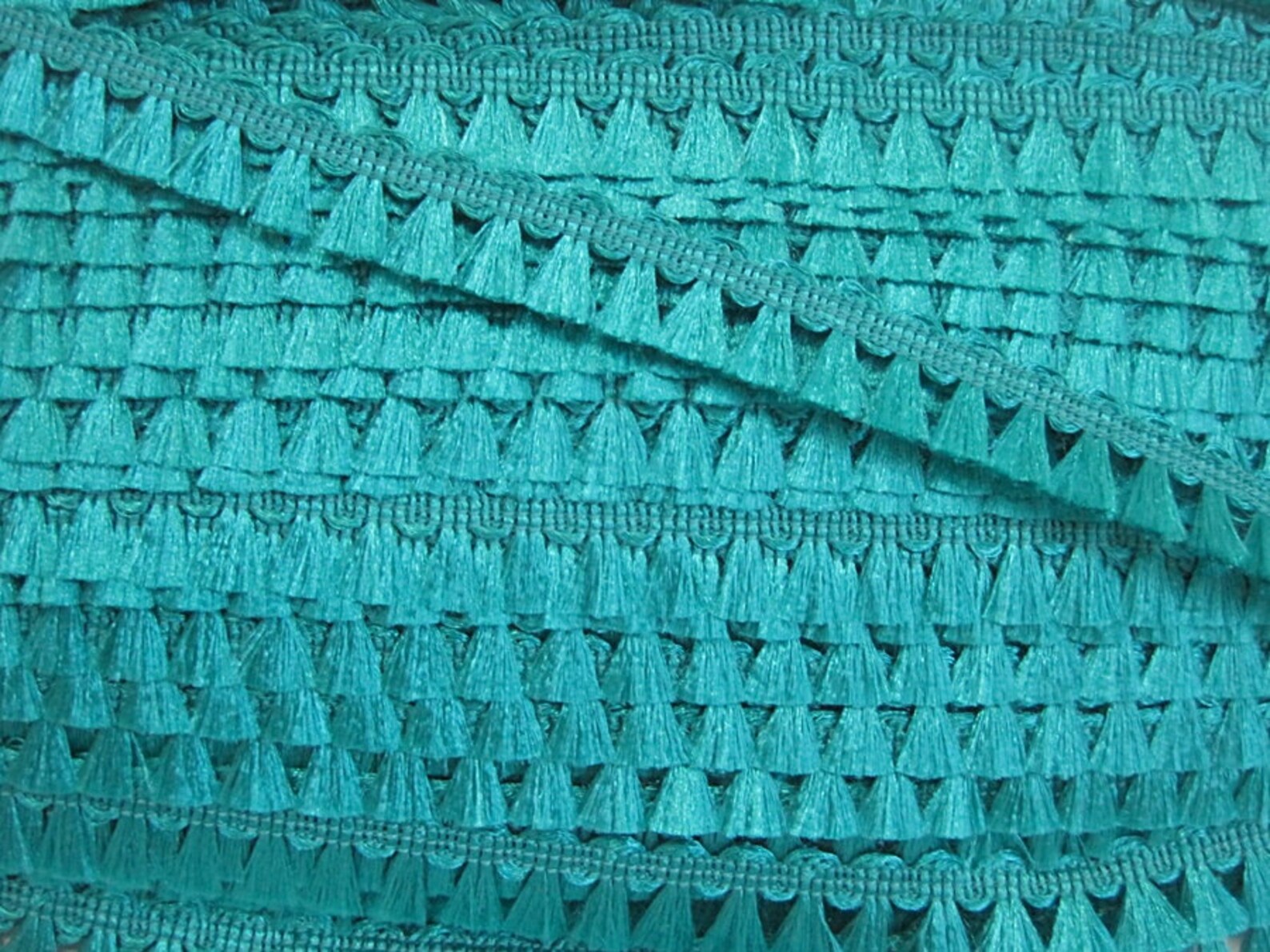 5 Yards Teal Mini Tassel Trim Teal Trim Wholesale Trim Trim - Etsy
