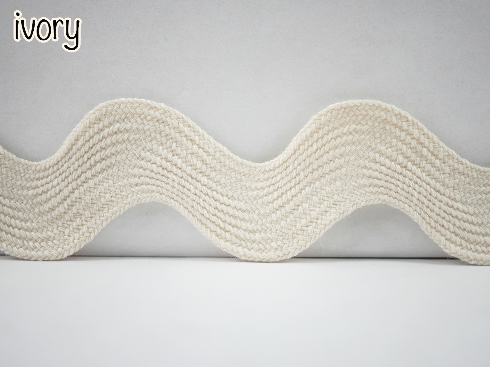 5 Yards Cream Jumbo Rick Rack Trim, Ivory Rick Rack, Jumbo Ric Rac ...