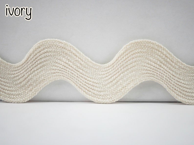 5 Yards Cream Jumbo Rick Rack Trim Ivory Rick Rack Jumbo Ric - Etsy