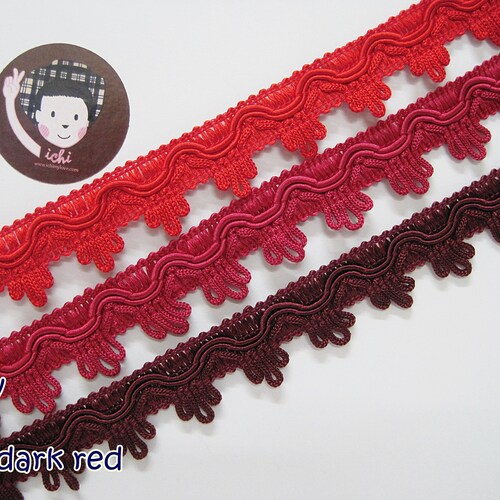 5 Yards Pink Scalloped Loop Fringe Vintage Lace Loop Trim - Etsy