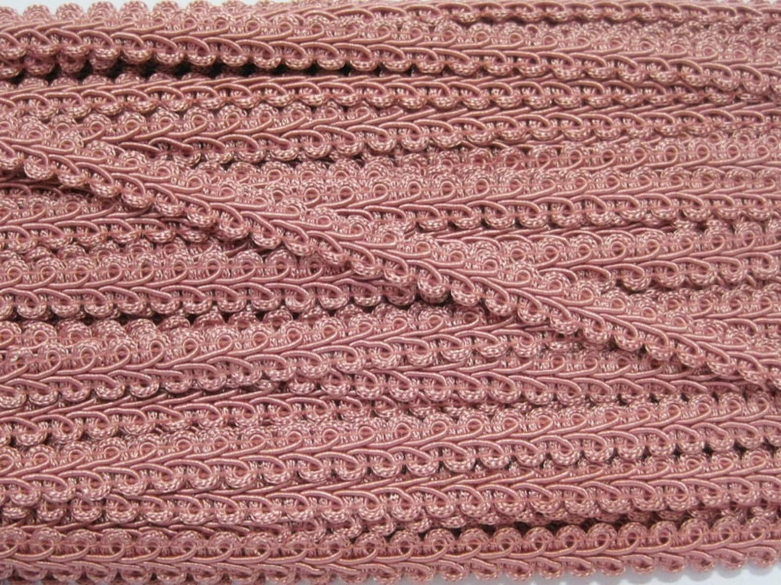 5 Yards 3/8 Rose Pink Gimp Braided Trim Gimp Braid | Etsy