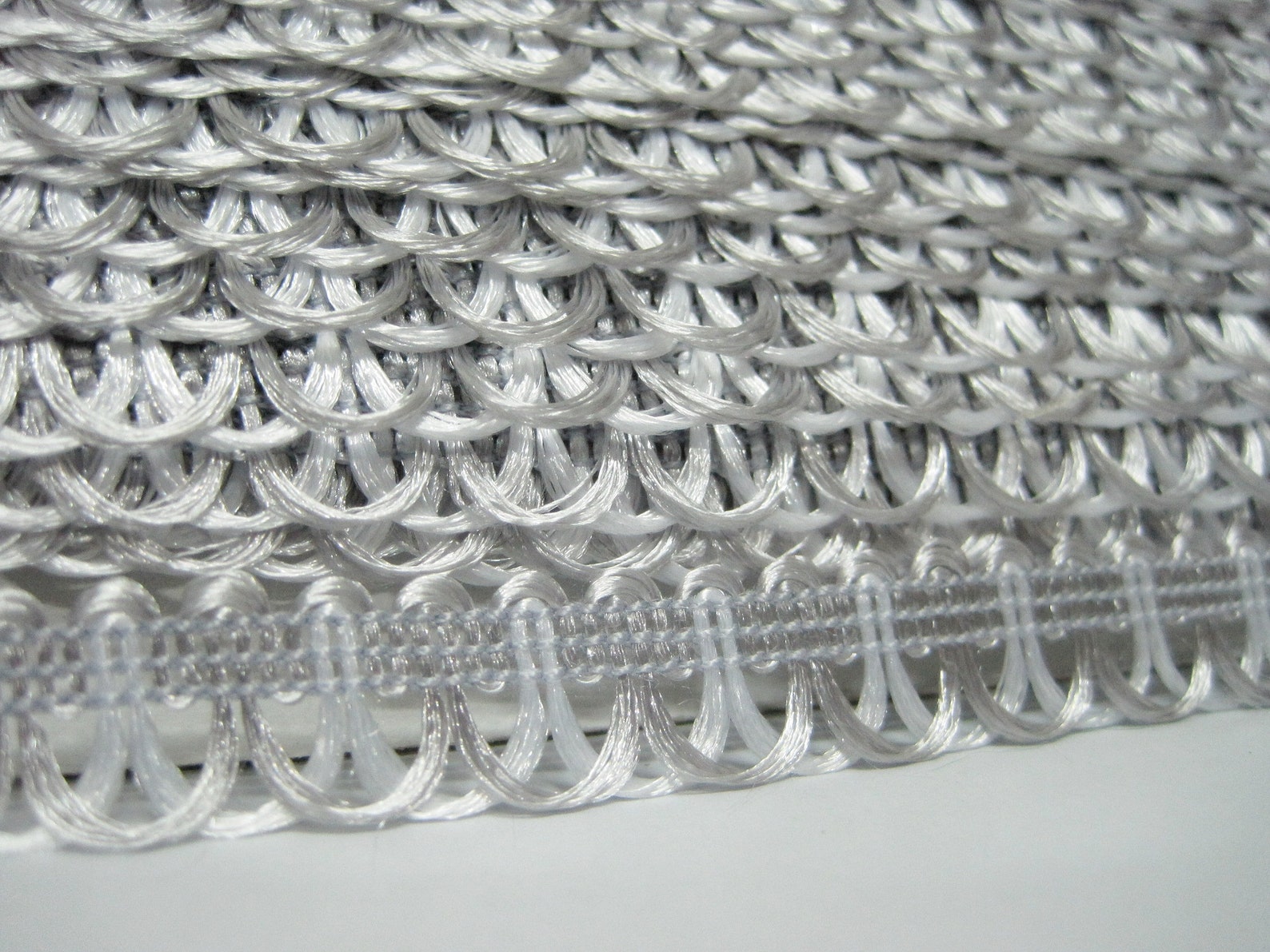 5 Yards Silver-white Scallop Loop Loop Trim Braided Trim - Etsy