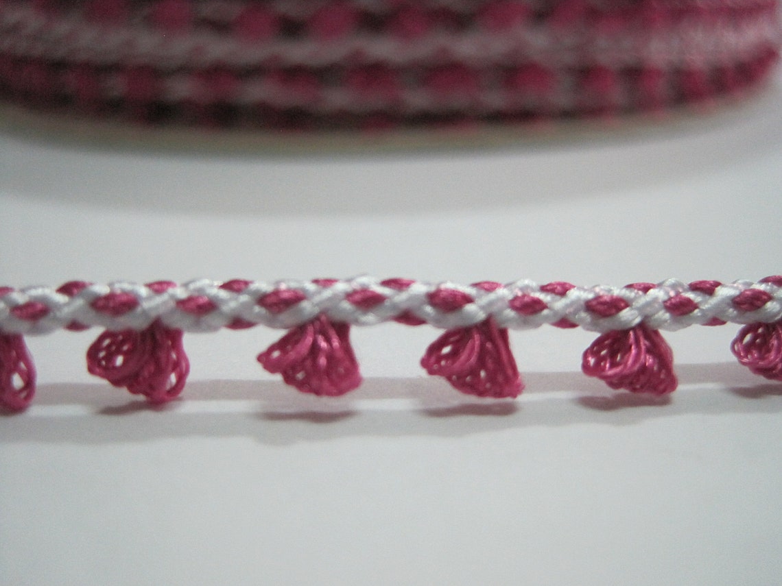 5 Yards Pink Picot Trim Picot Edge Trim Picot Edge Ribbon | Etsy