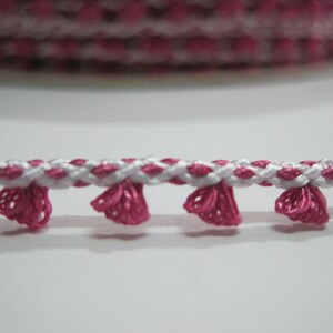 5 Yards Pink Picot Trim, Picot Edge Trim, Picot Edge Ribbon, Picot Lace ...