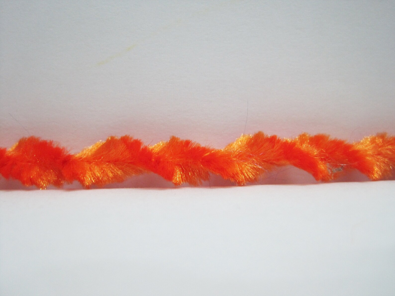 5 Yard Orange-red Chenille Cord, Chenille Trim, Velvet Trim, Velvet ...