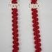5 Yards 3/8" Red Gimp Braided Trim, Gimp Braid, Braided Cord, Braided ...