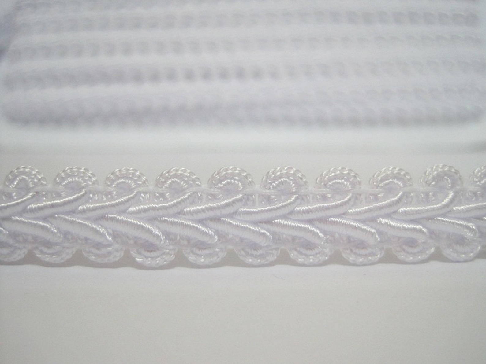 5 Yards 1/2 White Gimp Braided Trim Gimp Braid Braided - Etsy