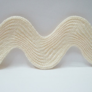 5 Yards Cream Jumbo Rick Rack Trim Ivory Rick Rack Jumbo Ric | Etsy