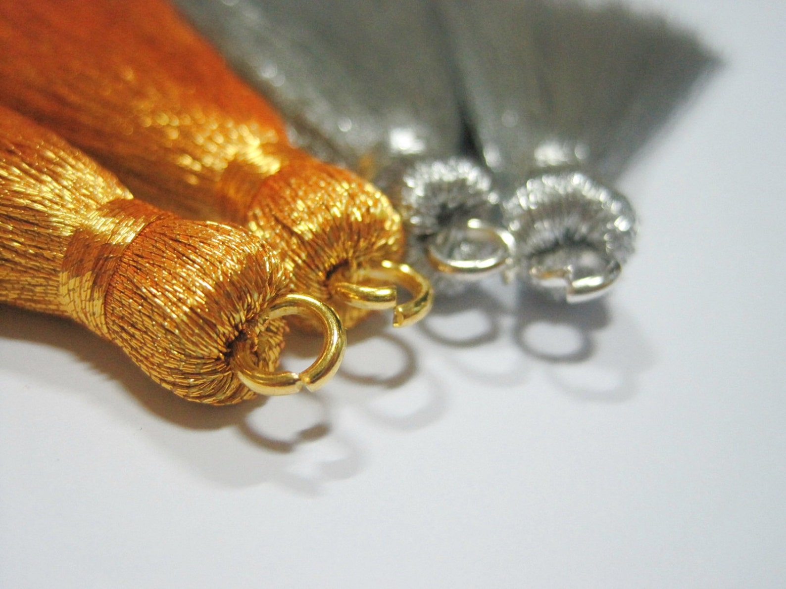 10 Pieces Metallic Tassel Mini Tassel Gold Metallic Tassel | Etsy