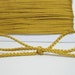 5 Yards 3 Mm Classic Gold Braided Cord, Braided Cord, Soutache Cord ...