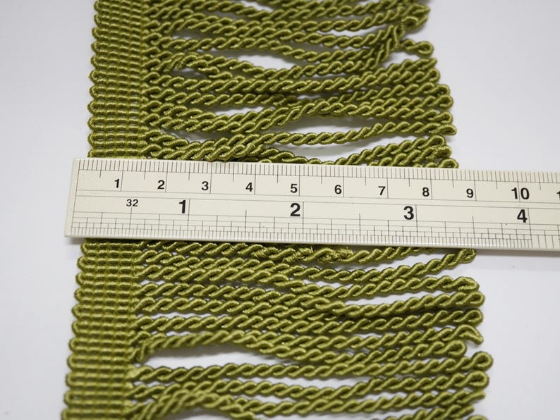 3.5" Olive Drab Green Bullion Fringe - Etsy