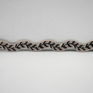 5 Yards Black Embroidered Rick Rack, Tiny Rick Rack, Mini Rick Rack ...