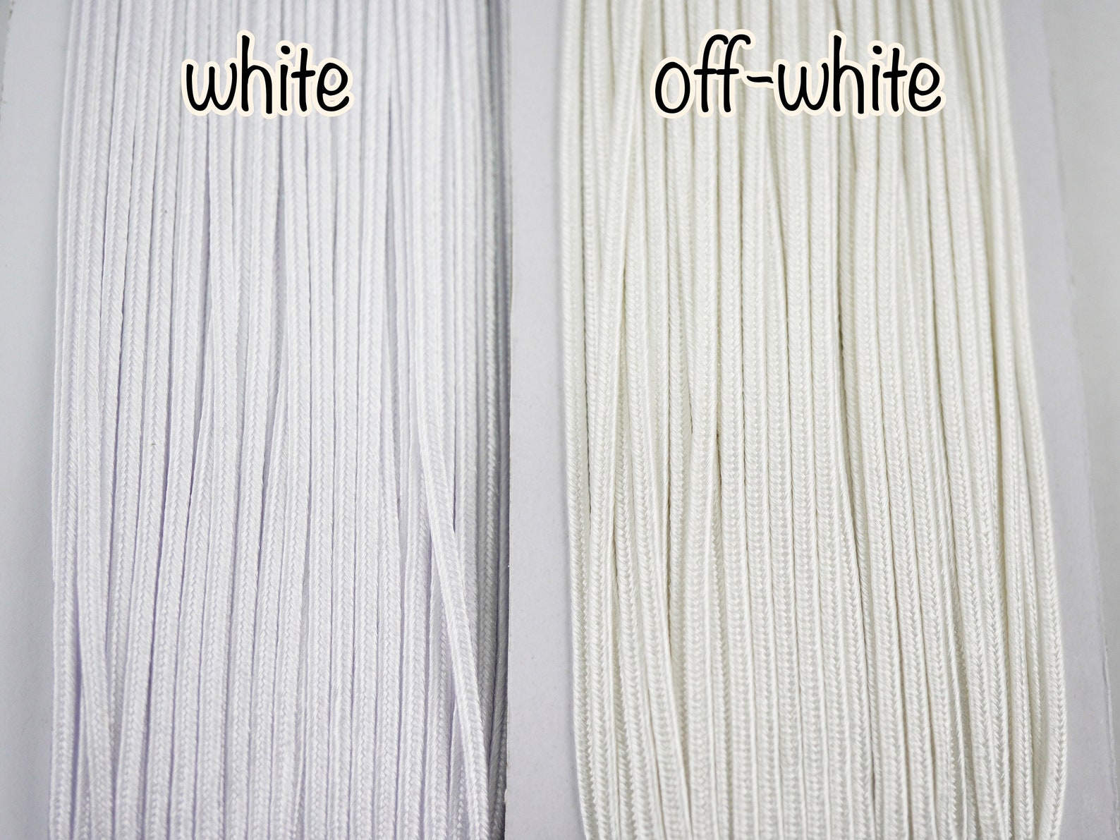 5 Yards 3 Mm White Soutache Braid Braided Cord Soutache - Etsy