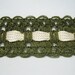 5 Yards Dark Green Lace Trim With Vanilla Ribbon Insert, Lace Trim ...