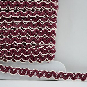 5 Yards Red Rick Rack, Rick Rack Trim, Zig Zag Trim, Zig Zag, Ric Rac ...