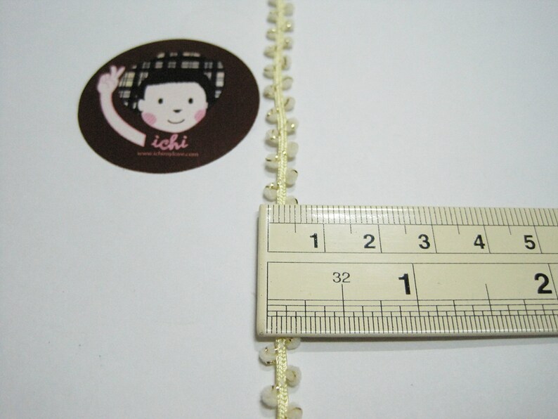 5 Yards 1/4" Light Yellow 2-side Tiny Pom Pom Trim - Etsy