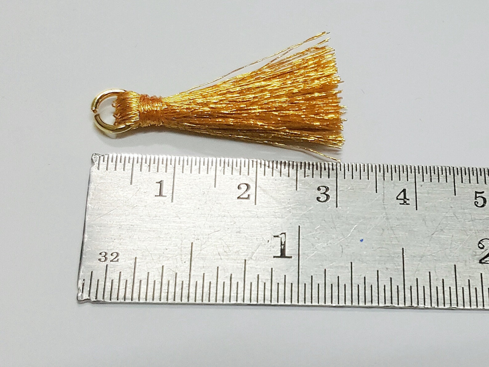 10 Pieces Tiny Metallic Tassel Mini Tassel Gold Metallic | Etsy