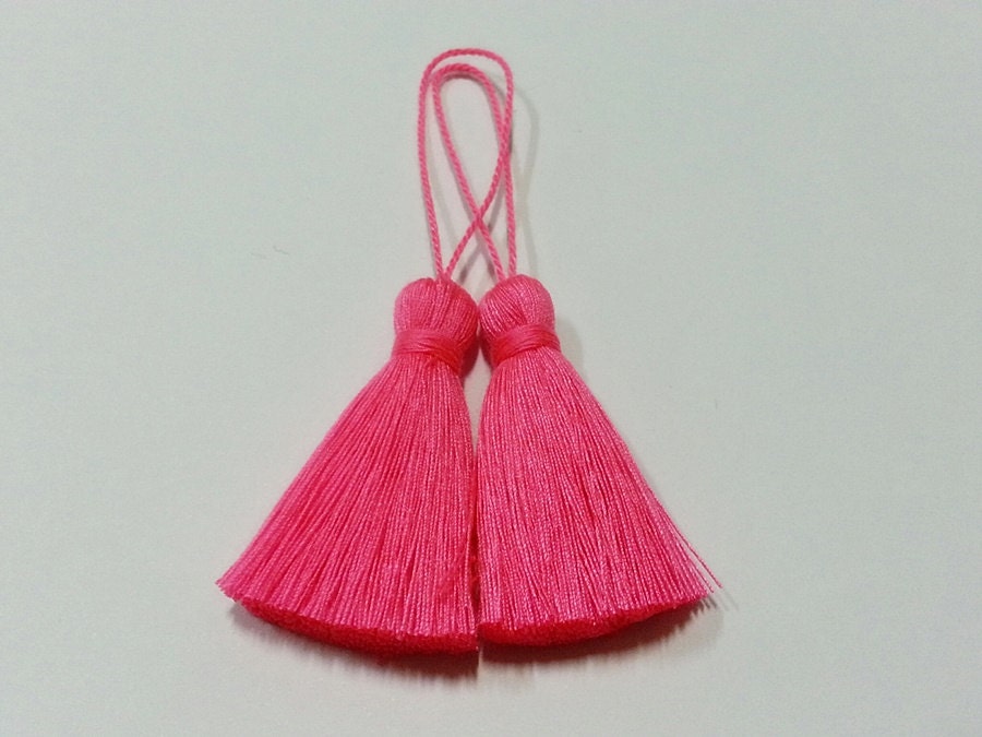 12 Pieces Neon Cotton Tassel Mini Tassel Colorful Tassel - Etsy