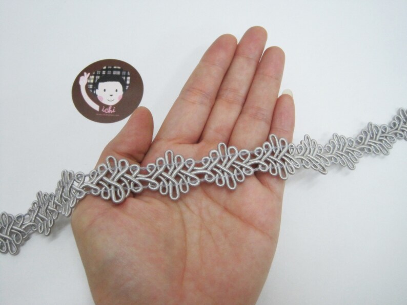 5 Yards 3/4 Silver Braid Trim Silver Gimp Braid - Etsy