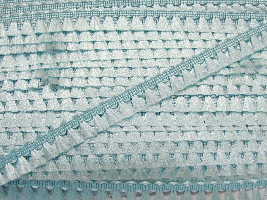 5 Yards Baby Blue Mini Tassel Trim Blue Trim Wholesale Trim - Etsy