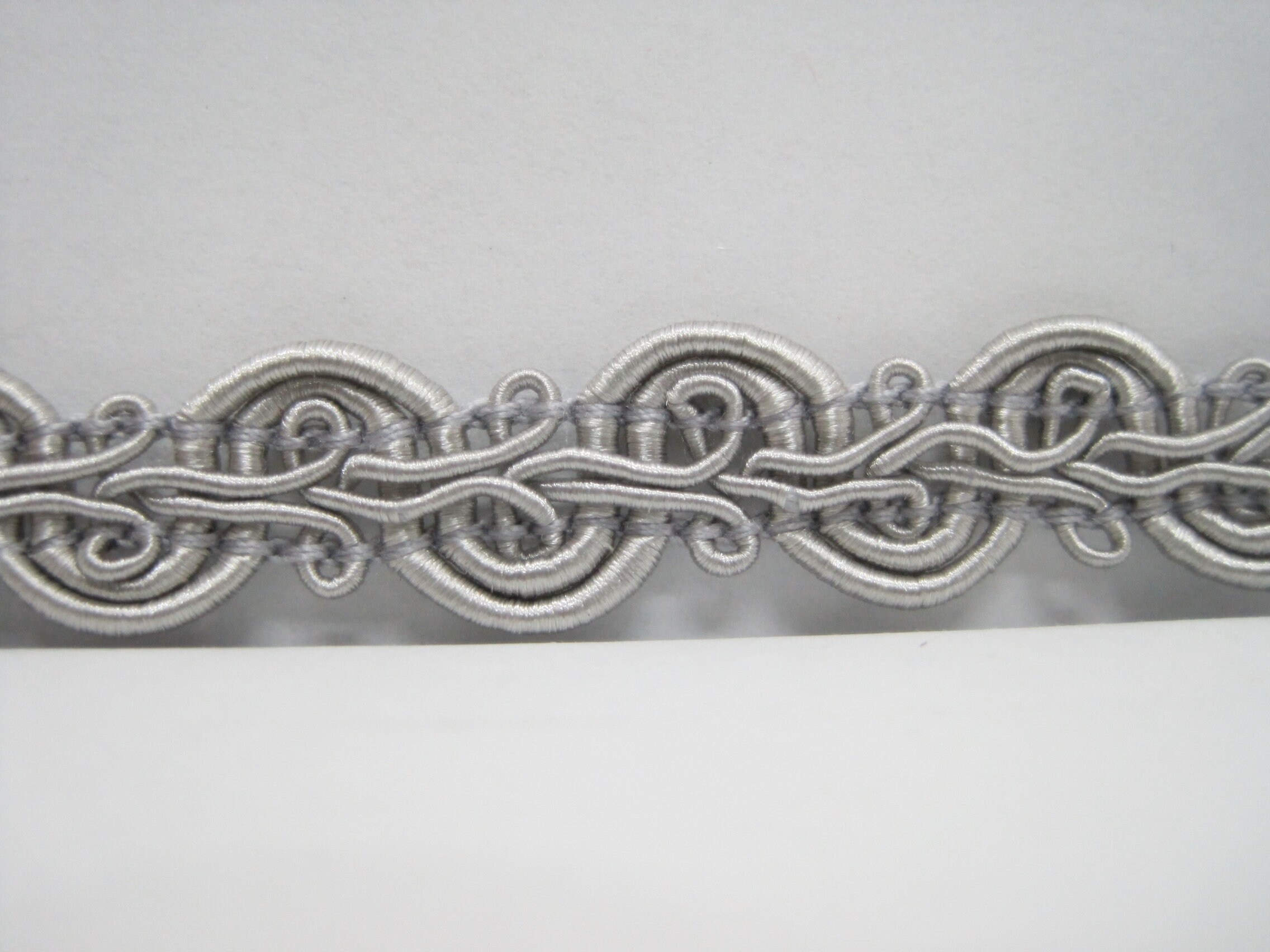 5 Yards 1/2 Silver Braid Trim Silver Gimp Braid | Etsy