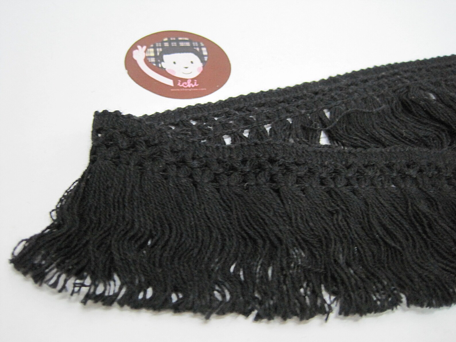 5 Yd 2 Black Cotton Tassel Trim Black Trim Wholesale | Etsy