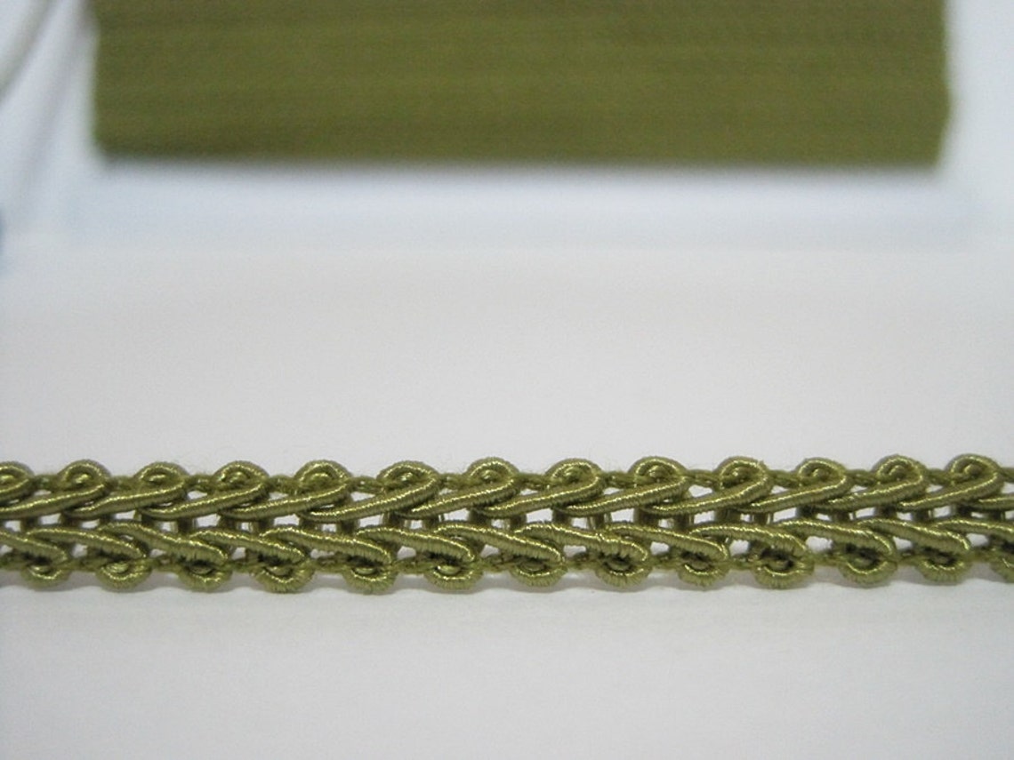 5 Yards 3/16 Olive Drab Green Gimp Braided Trim Gimp | Etsy