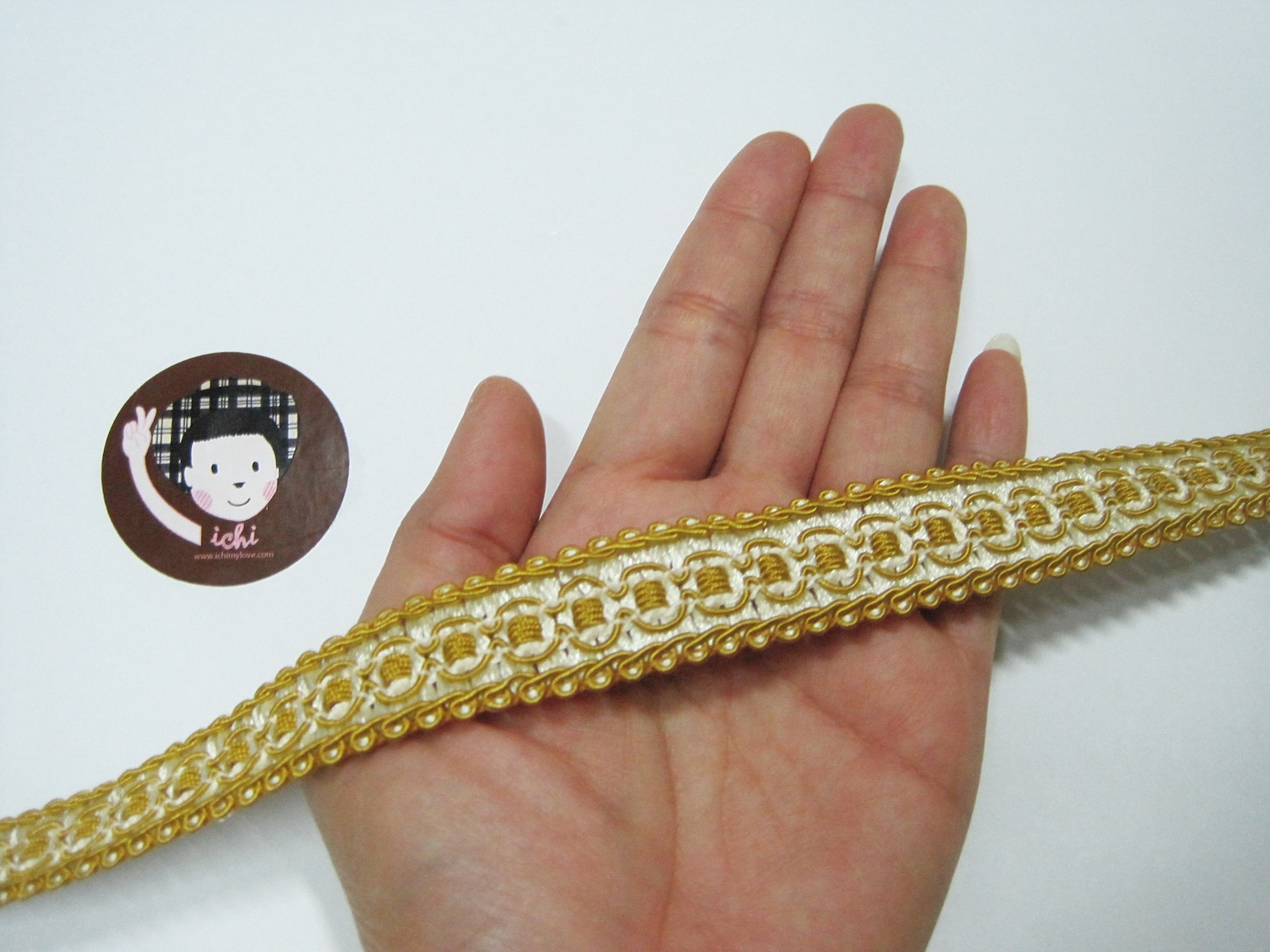 5 Yards 3/4 Braid Trim Classic Gold Braid Trim Gimp | Etsy