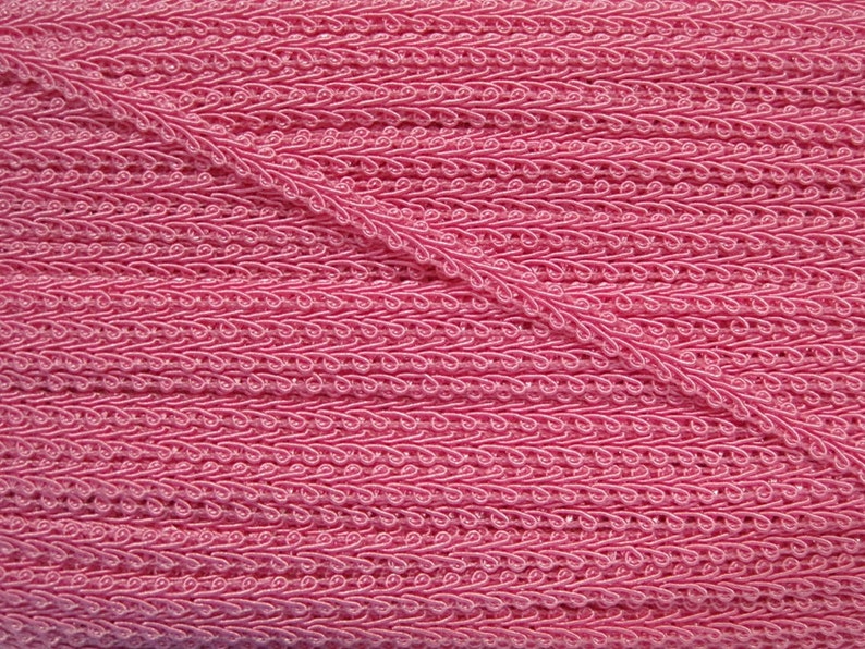 5 Yards 3/16 Pink Gimp Braided Trim Gimp Braid Braided | Etsy