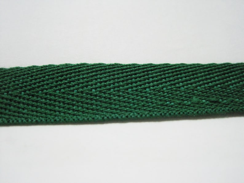 5 Yards 1/2 Green Herringbone Tape Green Twill Tape - Etsy