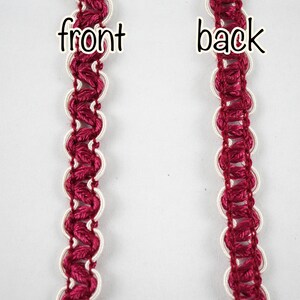 5 Yards Red Rick Rack, Rick Rack Trim, Zig Zag Trim, Zig Zag, Ric Rac ...