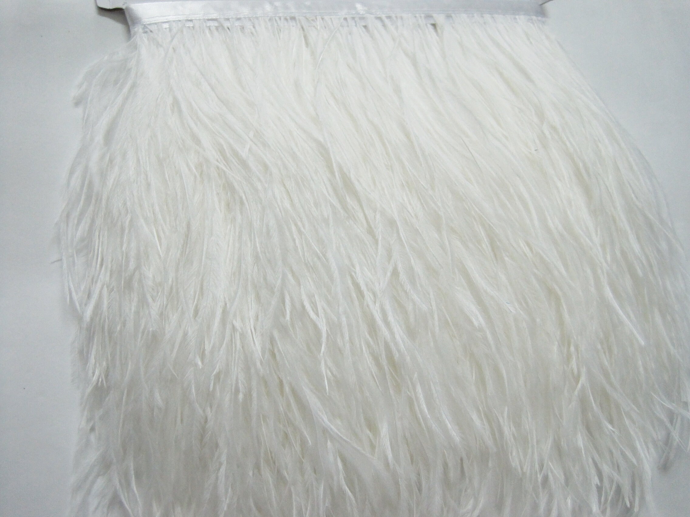 1 Yard Ostrich Trim Off-white Fringe Ostrich Feather | Etsy
