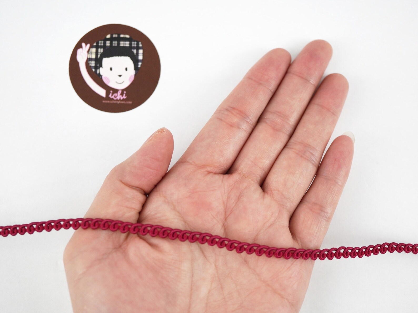 5 Yards 3/16 Ruby Picot Braid Picot Edge Single Picot - Etsy