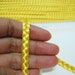 5 Yards 1/4" Bright Yellow Braided Cord - Etsy