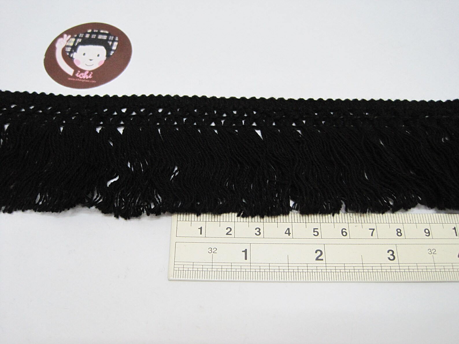 5 Yd 2 Black Cotton Tassel Trim Black Trim Wholesale | Etsy