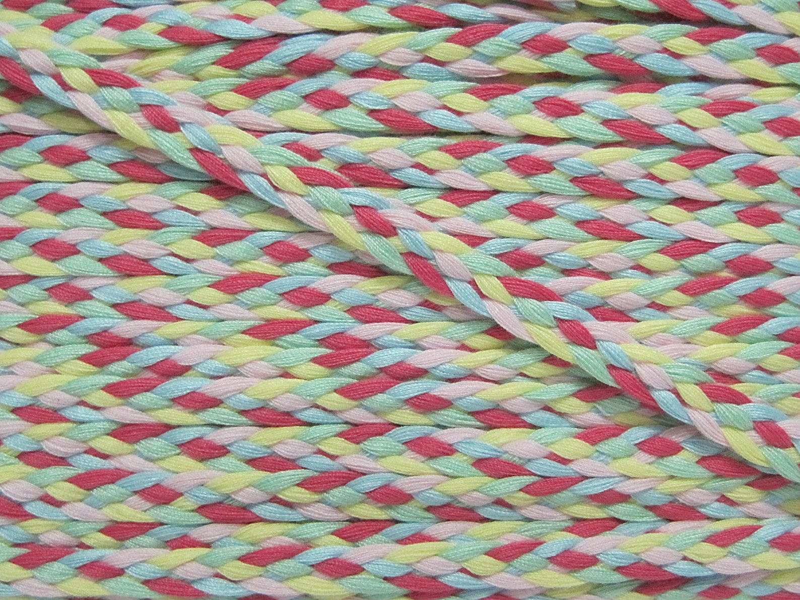 5 Yards Braided Trim Multicolored Trim Flat Braided Cord - Etsy
