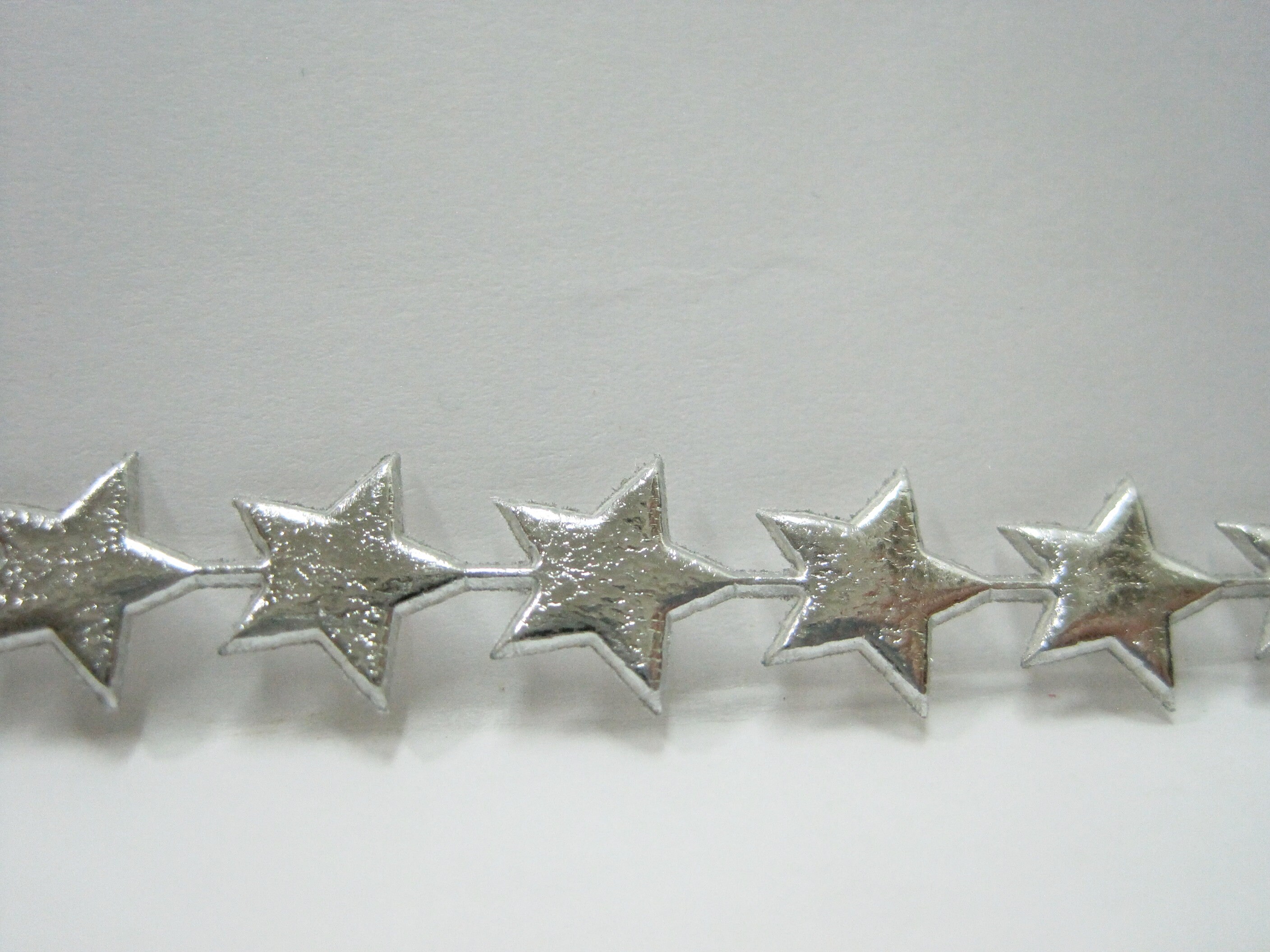 5 Yards Silver Star Trim Star Lace Metallic Ribbon | Etsy