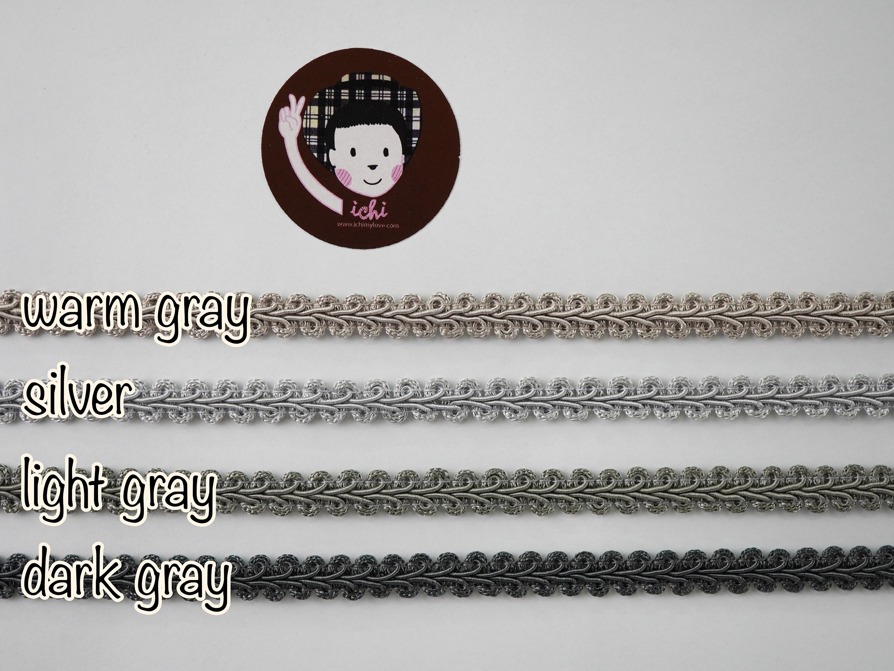 5 Yards 3/8 Silver Gimp Braided Trim Gimp Braid - Etsy UK