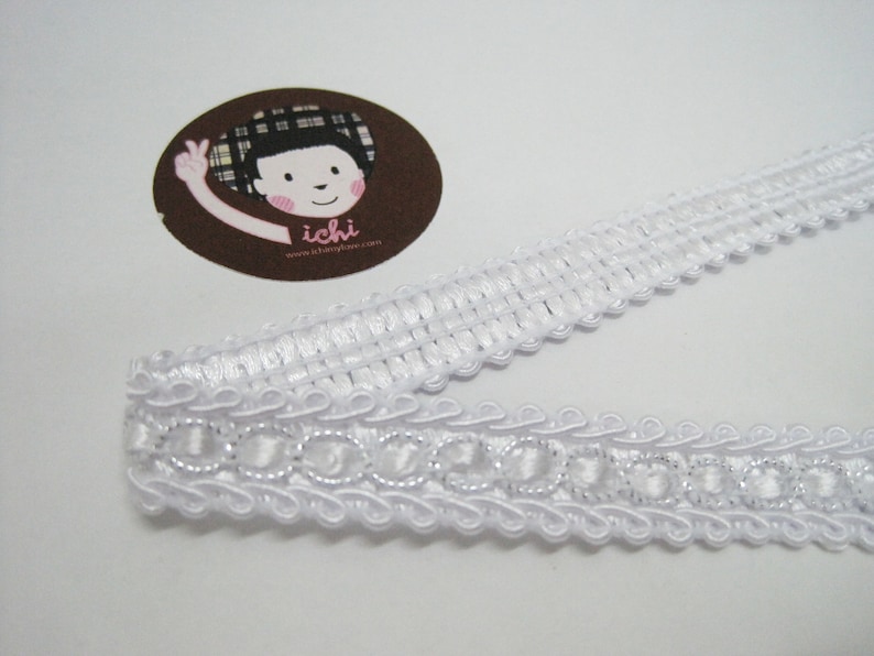 5 Yards 1/2 White Gimp Braid Trim Gimp Braid Braided - Etsy