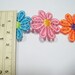 5 Yards Rainbow Flower Trim 2.5 Cm-wide, Colorful Trim, Flower Trim ...