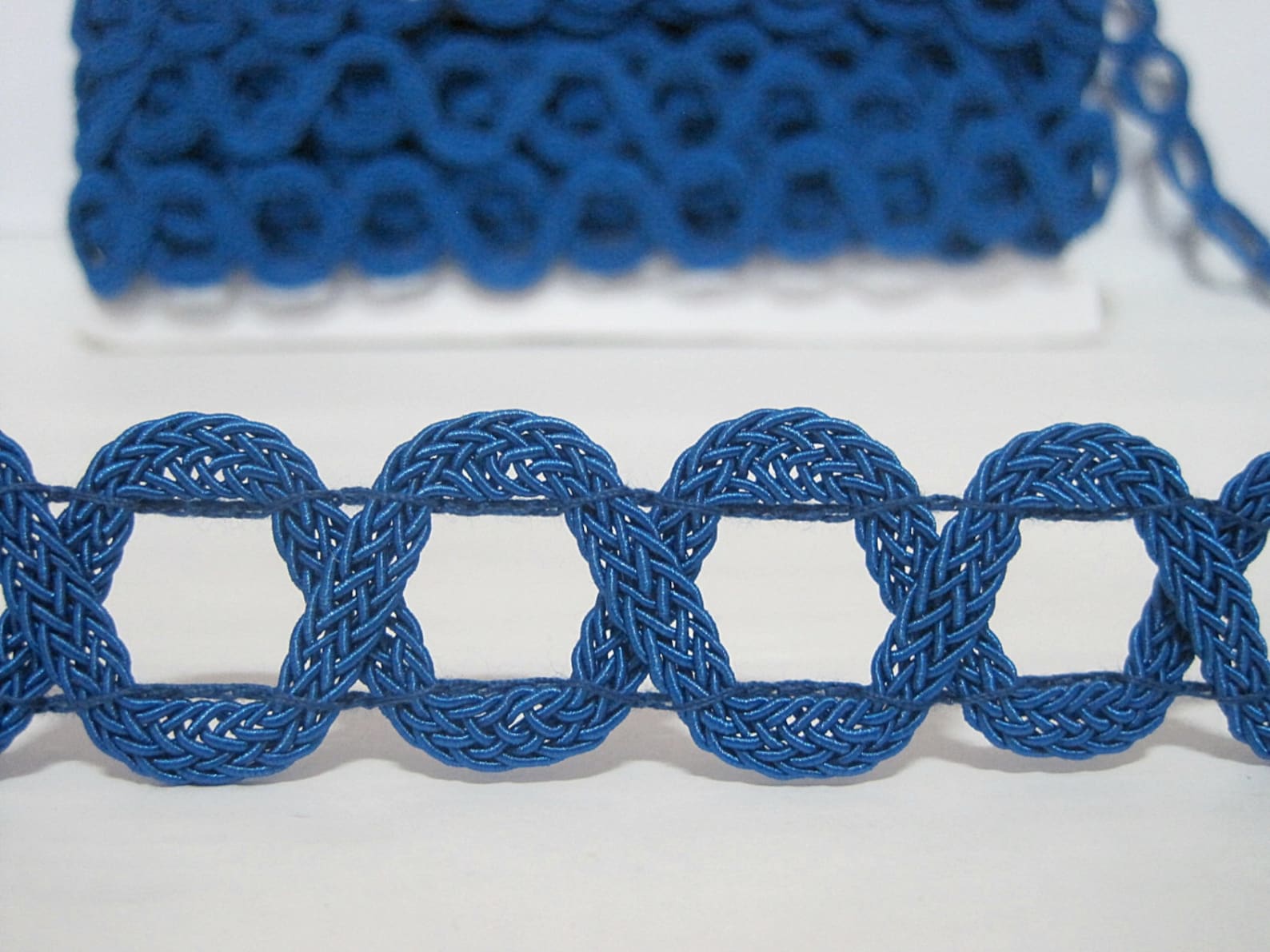 5 Yards of Royal Blue Wide Braided Wholesale Trim Bag | Etsy