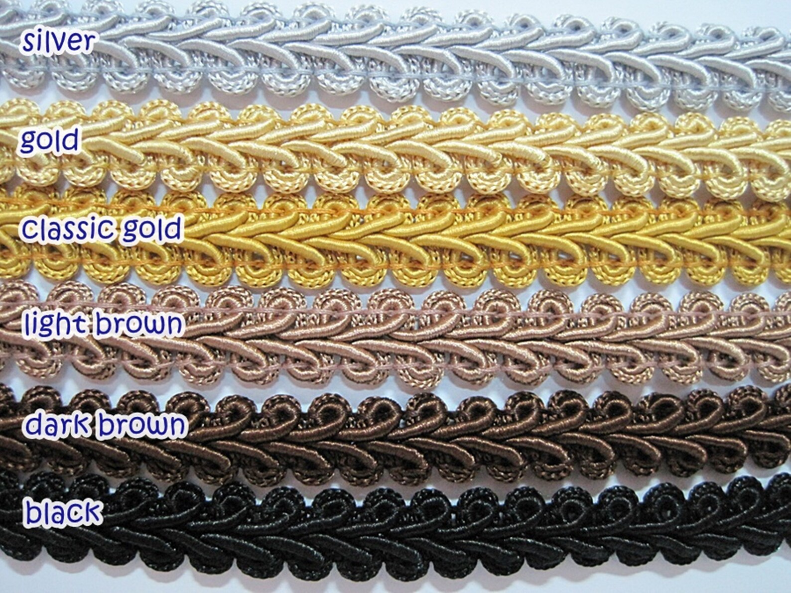 5 Yards 1/2 Navy Blue Gimp Braided Trim Gimp Braid | Etsy