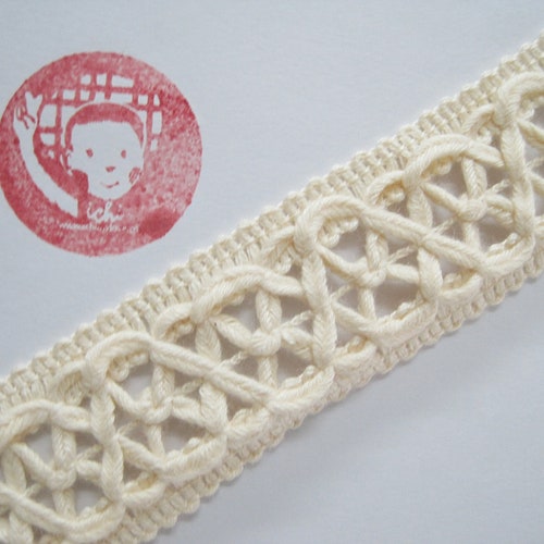 5 Yards 100% Cotton Braided Trim Cotton Trims Unbleached - Etsy