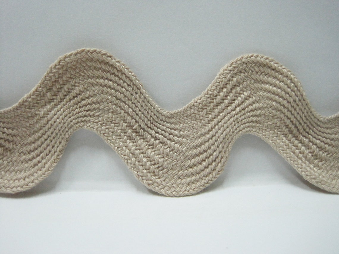 5 Yards Beige Jumbo Rick Rack Trim Beige Rick Rack Jumbo Ric - Etsy