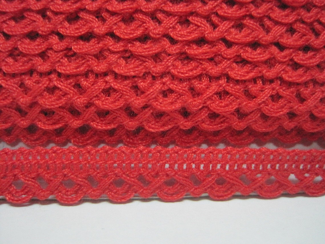 5 yards Red Lace Trim Lace Trim Lace Trim Ribbon wholesale | Etsy