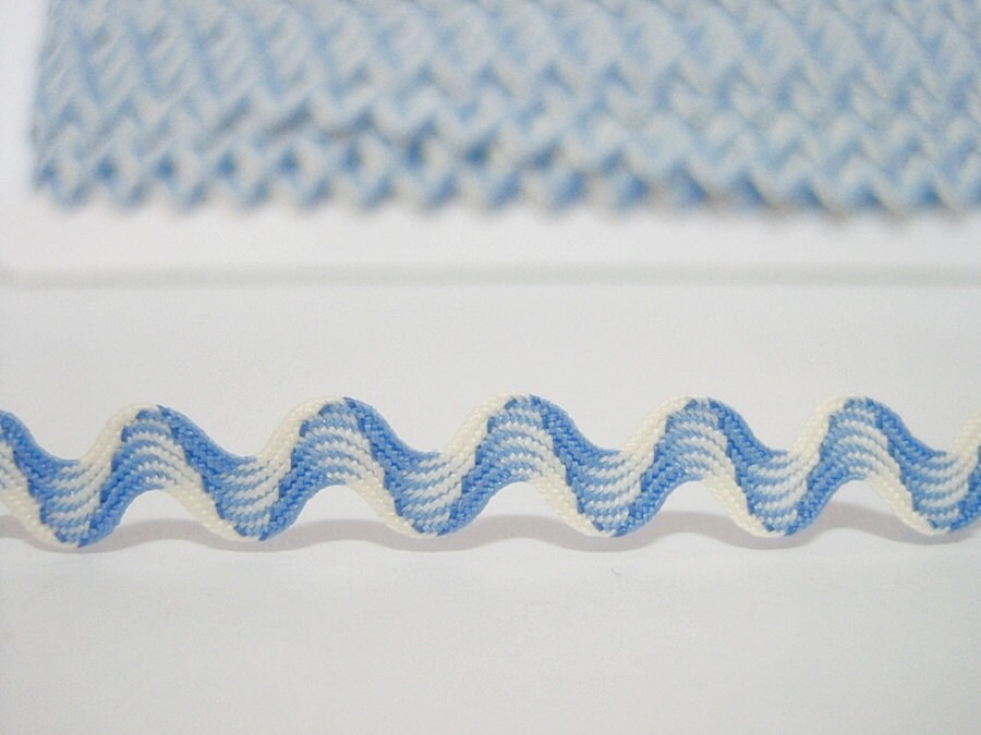 5 Yards Light Blue-white Mini Rick Rack Trim Wholesale Trim - Etsy