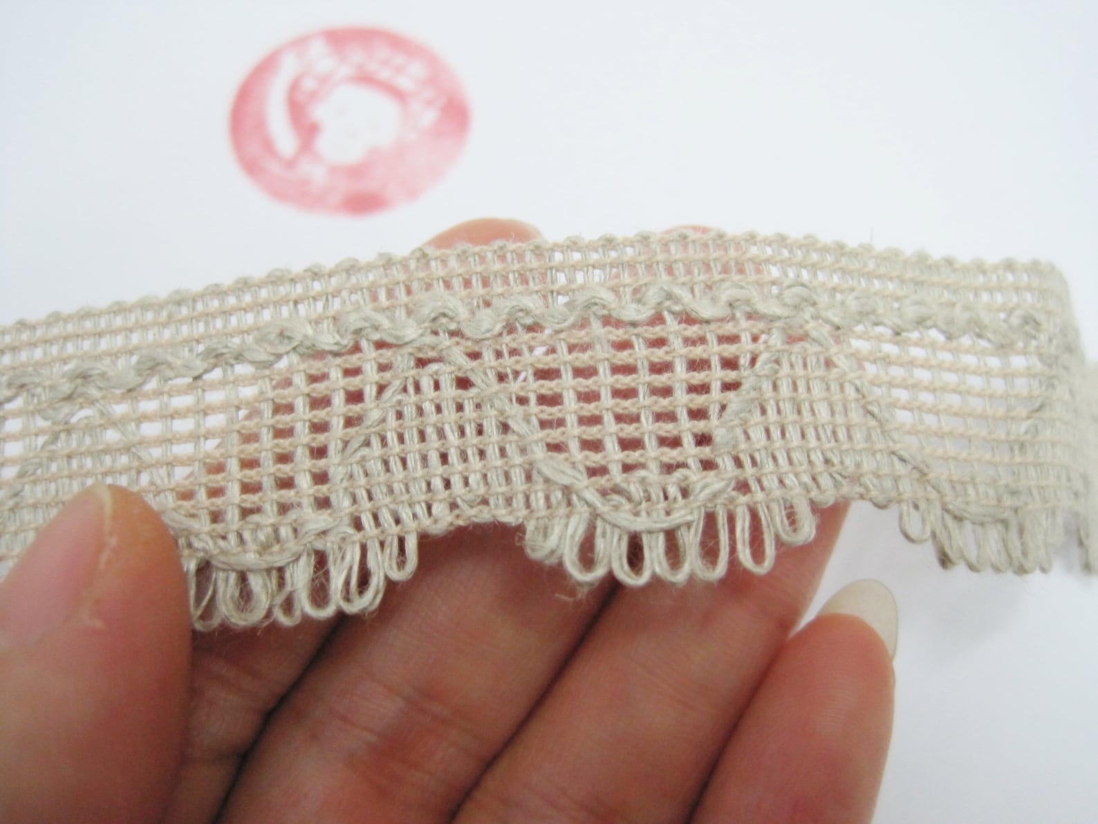 5 Yards 100% Linen Lace Natural trim wholesale trims linen | Etsy